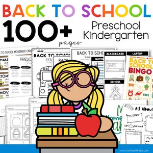 100+ Back to School Activities and Resources Bundle Preschool ...