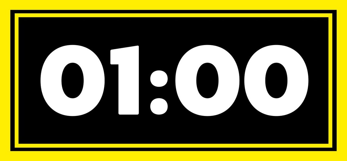 18 Black Neon Countdown Timer Classroom Management Tool Powerpoint ...