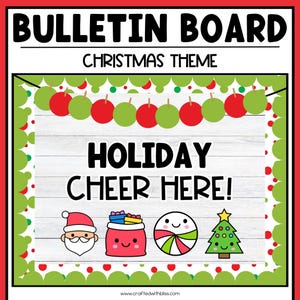 Christmas Bulletin Board Kit - Etsy