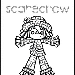 Q-tip Painting Fall Fine Motor Activity Autumn Craft Fall Printable Dot ...