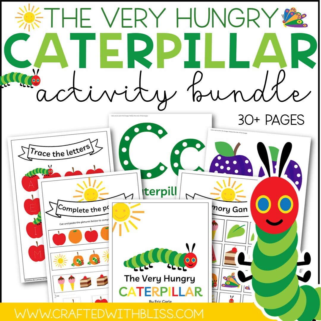 The Very Hungry Caterpillar BIG BUNDLE the Very Hungry - Etsy UK