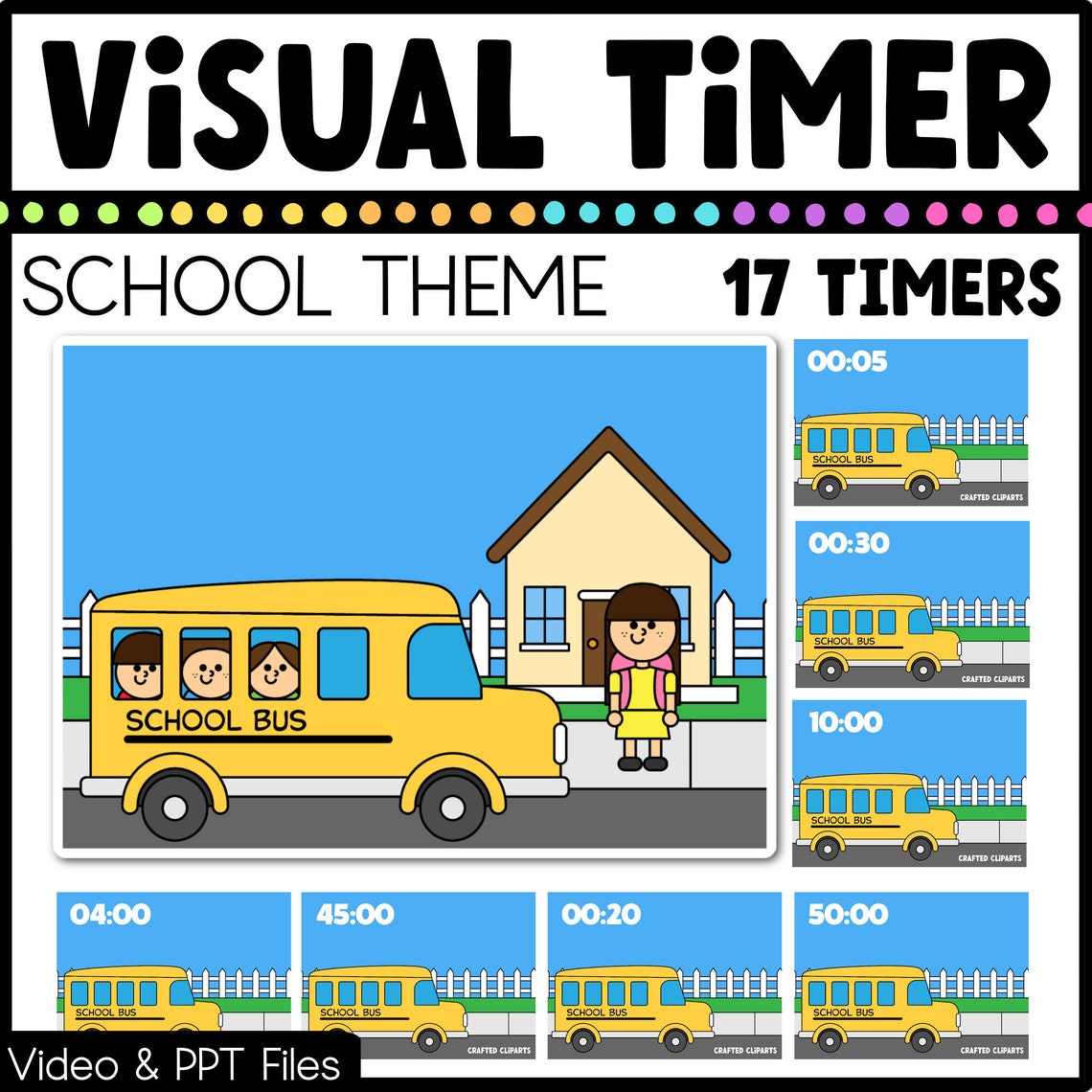 Back to School Visual Timer Classroom Management Tool Transition ...