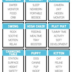 Baby Shower Taboo Party Game 150 Card Fun Friday Ice Breaker Brain ...