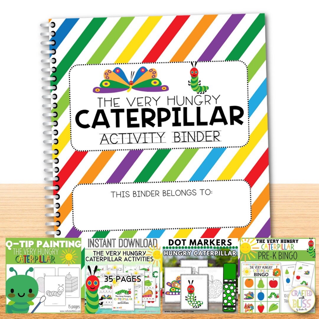 The Very Hungry Caterpillar Activity MEGA BUNDLE (50+ Pages) Eric Carle ...