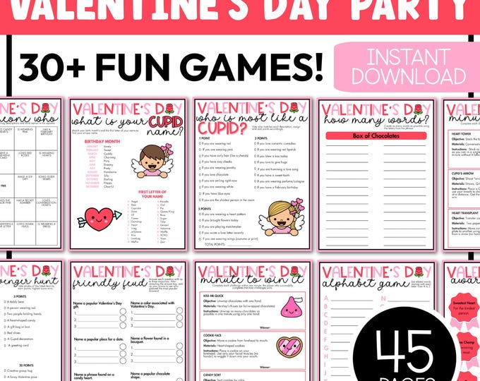 Valentine's Day Do-a-dot Marker Printable - Etsy Canada