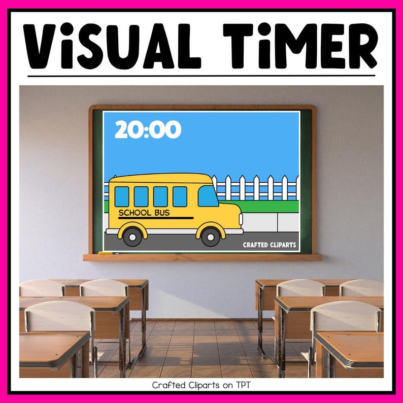 Year Round Visual Timer Countdown Classroom Management Tool Mega Bundle Center Rotation