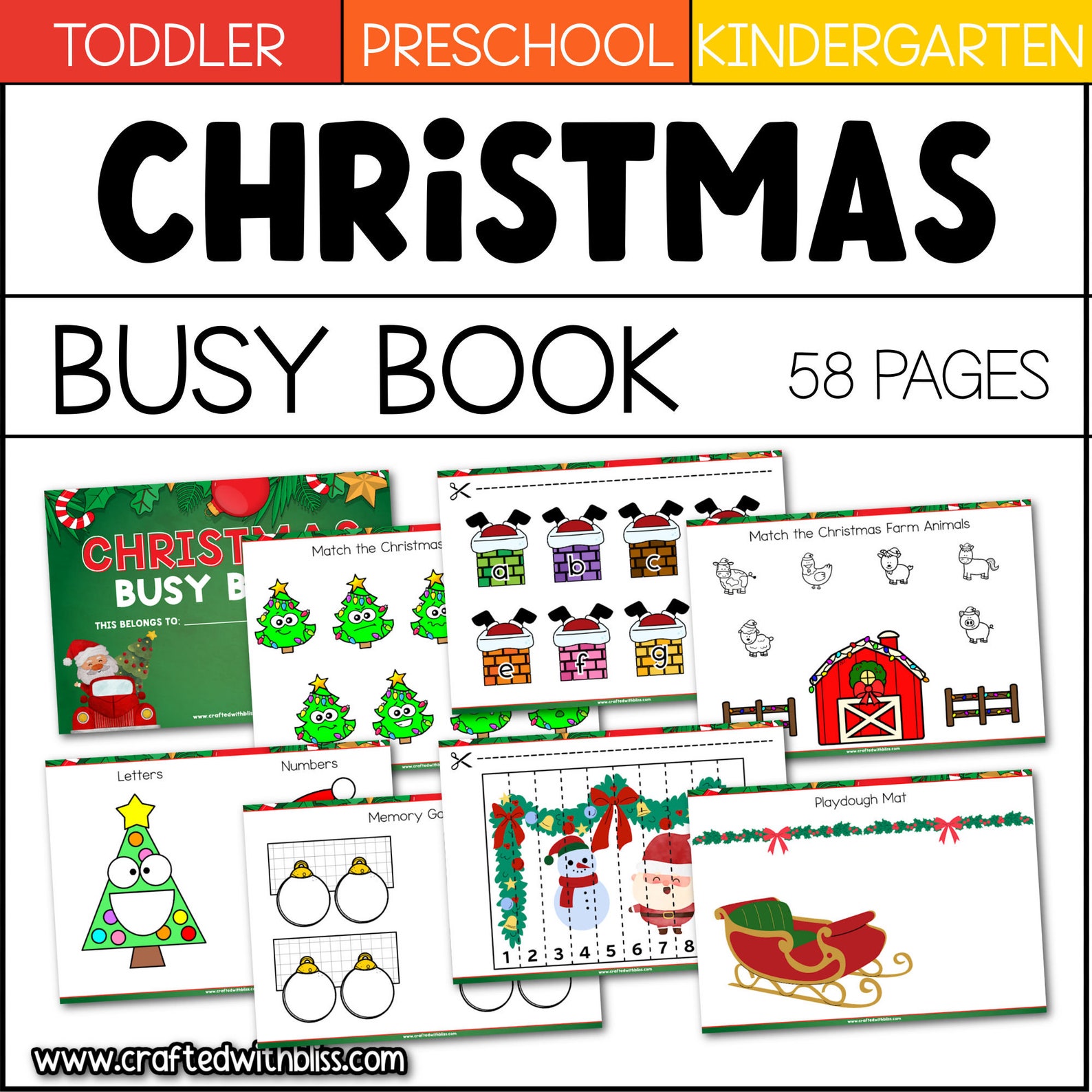 Busy Book Mega Bundle Preschool Kindergarten Toddler - Etsy