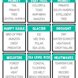 Earth Day Taboo Party Game 150 Card Fun Friday Ice Breaker Brain Break ...