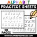 30 Alphabet Tracing Activities: Trace, Q-tip, Cursive, Write Worksheets ...