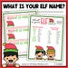 What is Your Elf Name? Printable - Etsy