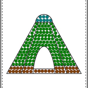 Q-tip Painting Camping Craft - Etsy