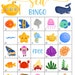 50 Under the Sea Bingo Cards Classroom Game, Bingo Game Party Game ...