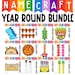 Name Craft Bundle Bulletin Board Name Puzzle Prek Craft Holiday Daycare ...
