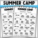 13 Summer Camp Theme Ideas List for Kids + Blank Template Camping Theme ...