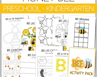 Math BUNDLE Printable Pre-k Kindergarten Worksheets Addition ...
