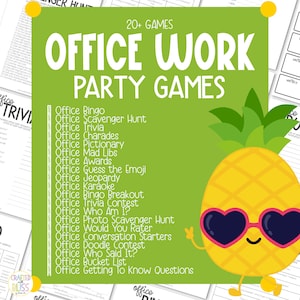 Team Building Games for Work Office Games Activities Bundle Ice Breaker ...