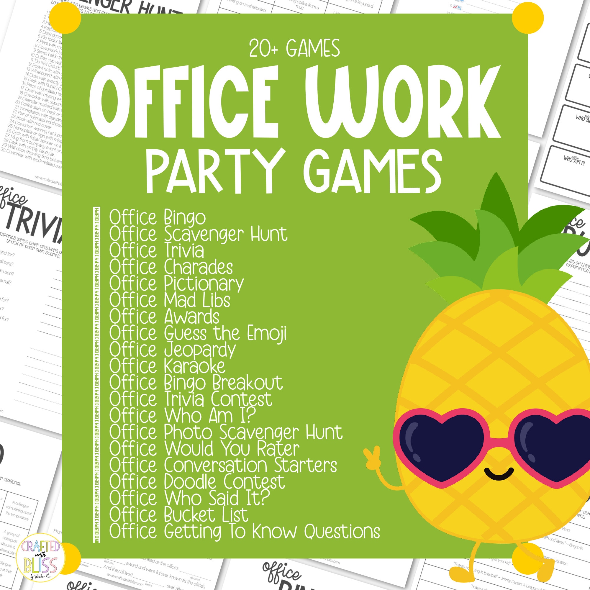 Team Building Games for Work Office Games Activities Bundle Ice Breaker ...