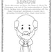 12 Apostles of Jesus Coloring Pages Printable Catholic Bible Christian ...