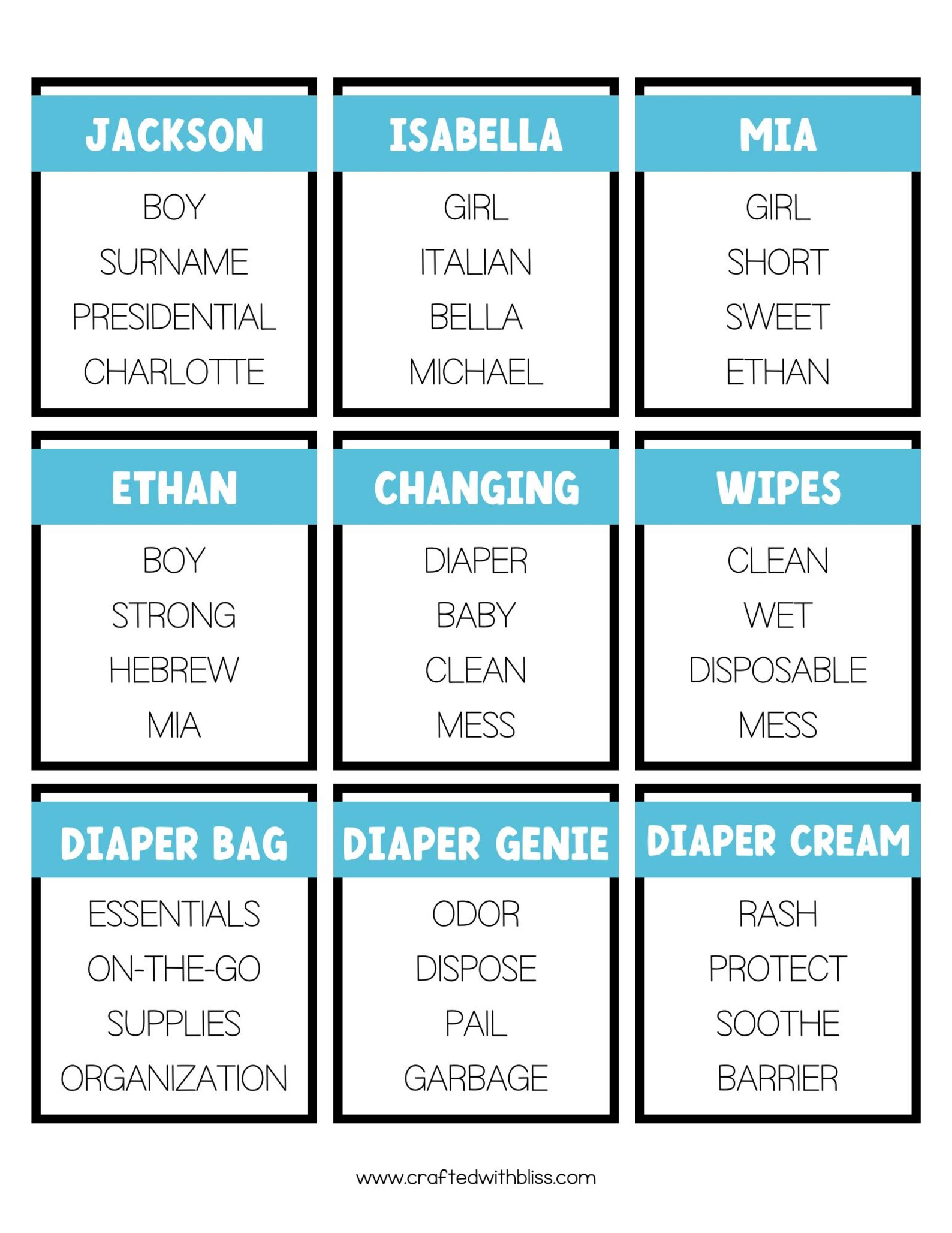 Baby Shower Taboo Party Game 150 Card Fun Friday Ice Breaker Brain ...