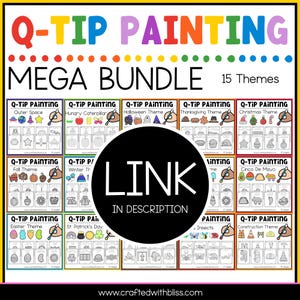 Q-tip Painting Christmas Craft - Etsy