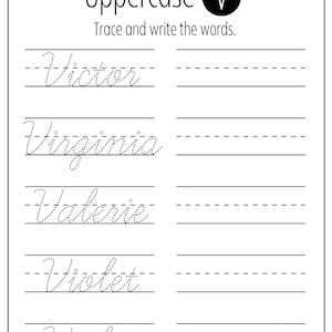 Cursive Pack Handwriting Activities - Etsy