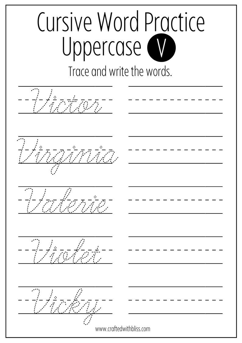 Cursive Pack Handwriting Activities - Etsy