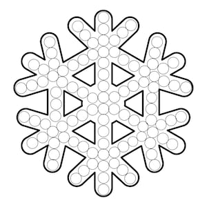Winter Wonderland Art Activity: Q-tip Painting for Kids Snowflakes ...