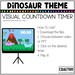Dinosaur Visual Timer Countdown Classroom Management Tool Transition ...