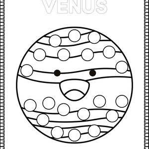 Outer Space Dot Marker Printable - Etsy