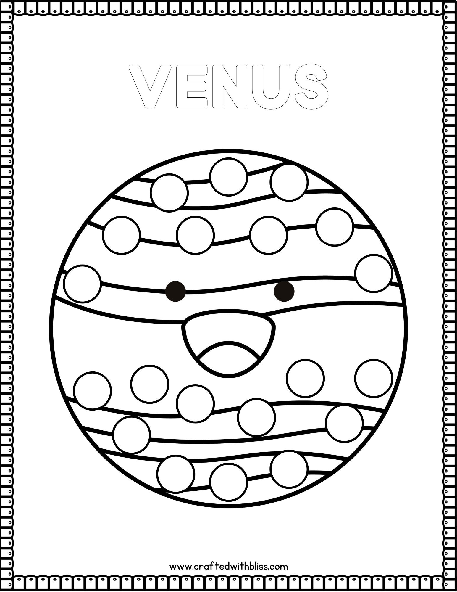 Outer Space Dot Marker Activity, Outer Space Do-a-dot Marker Fine Motor ...