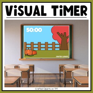 Fall Visual Timer Countdown Classroom Management Tool Transition PPT ...