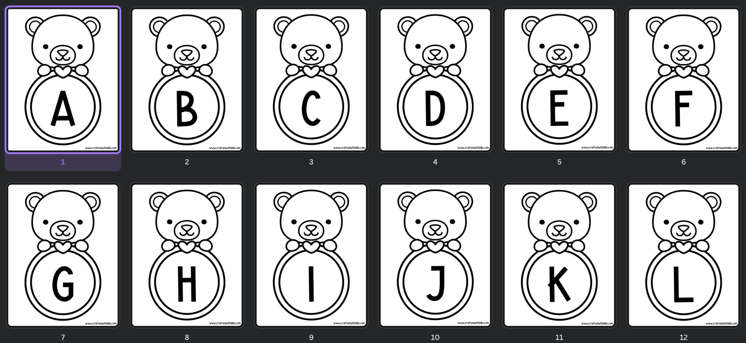 February Teddy Bear Valentine's Day Bulletin Board Letters Numbers ...