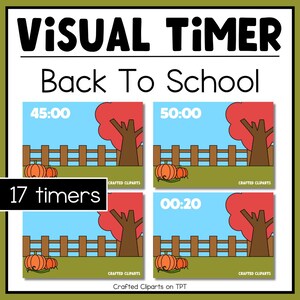 Fall Visual Timer Countdown Classroom Management Tool Transition PPT ...