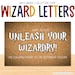 Wizard Letters | Classroom Decor | Bulletin Board Decor | Wizard Theme ...