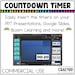 18 Black Neon Countdown Timer Classroom Management Tool Powerpoint ...