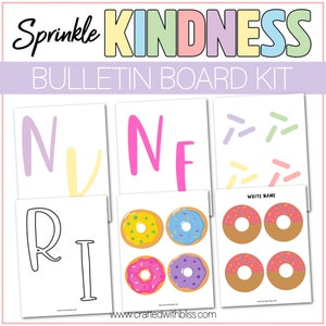 Sprinkle Kindness Bulletin Board Kit - Etsy