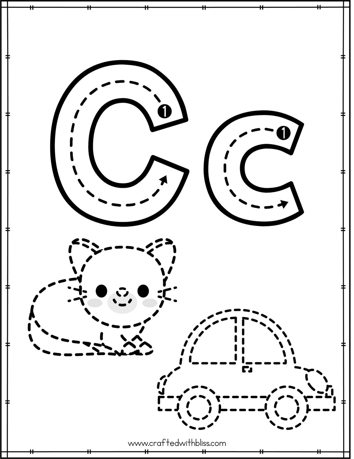 26 Pages Alphabet Tracing Mats, Alphabet Coloring Book Activities A to ...