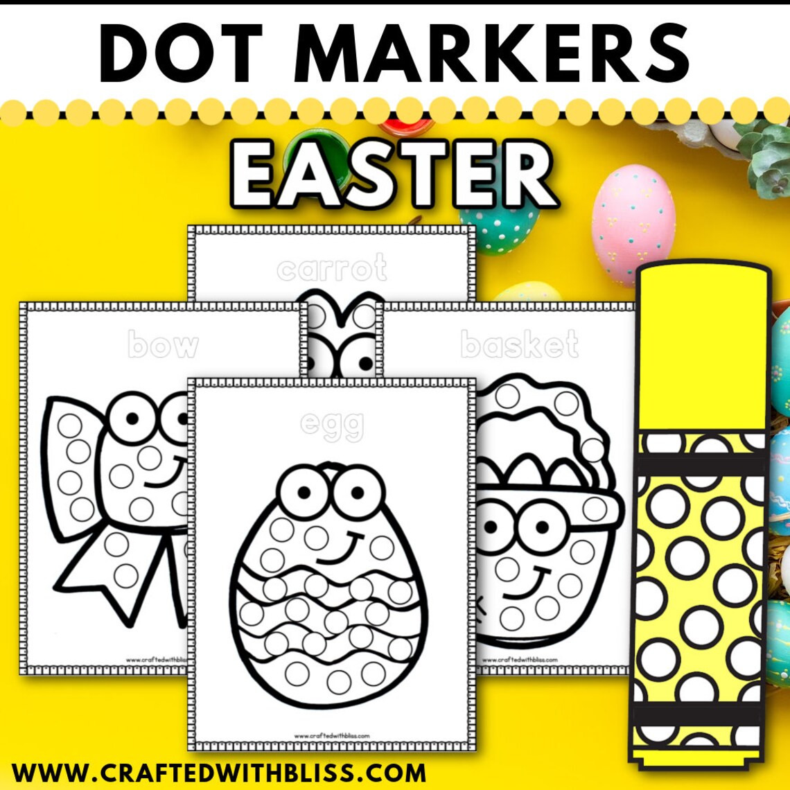 Easter Dot Marker Printables Printable Word Searches Easter Dot Marker Printables Printable Word Searches