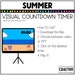 Summer Visual Timer Countdown Classroom Management Tool Transition PPT ...