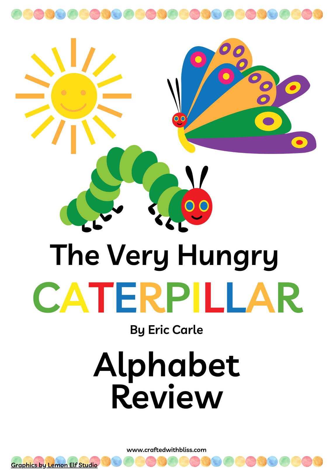 The Very Hungry Caterpillar Alphabet Review Printable,the Very Hungry ...