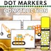 Construction Dot Marker Printable - Etsy