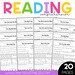 Kindergarten Reading Comprehension Printable Homeschool Literacy Center ...