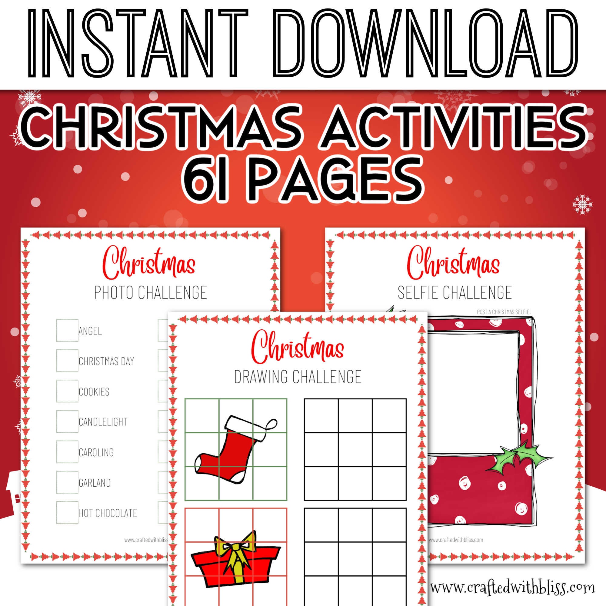 Christmas Party Games BIG BUNDLE, Christmas Games Kids, Christmas ...