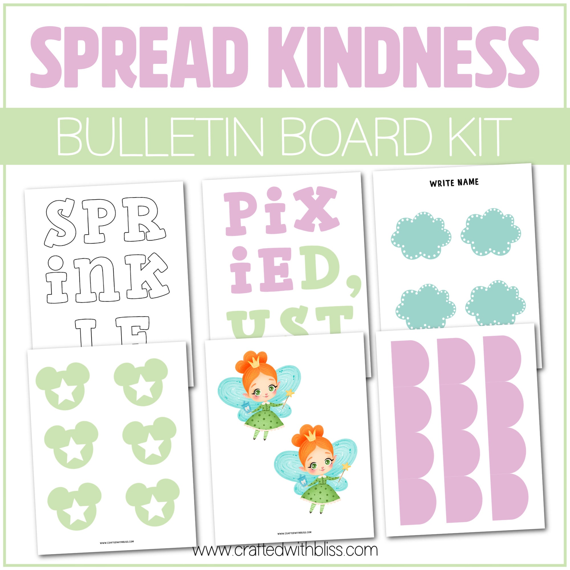 Magical Sprinkle Pixie Dust Kindness Bulletin Board Kit - Etsy