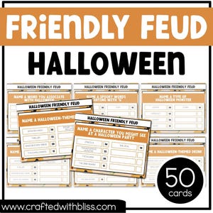 Halloween Party Game Printable Bundle - Etsy