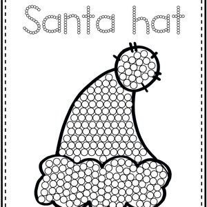 Q-tip Painting Christmas Fine Motor Activity Christmas Craft Dot ...