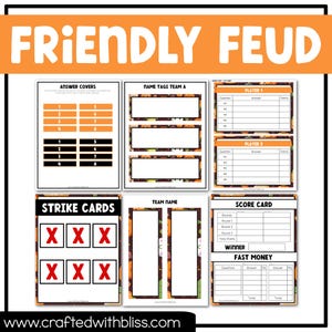 Thanksgiving Party Friendly Feud Game - Etsy