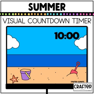 Summer Visual Timer Countdown Classroom Management Tool Transition PPT ...