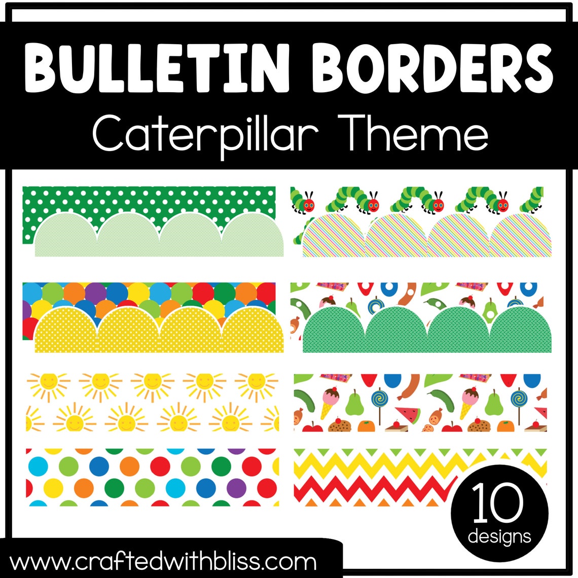Hungry Caterpillar Bulletin Board Borders - Etsy