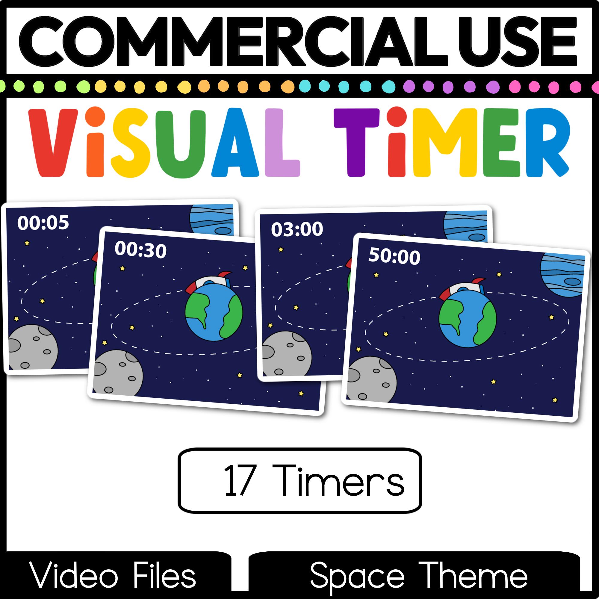 Space Theme Visual Timer Countdown Classroom Management Video Back to ...